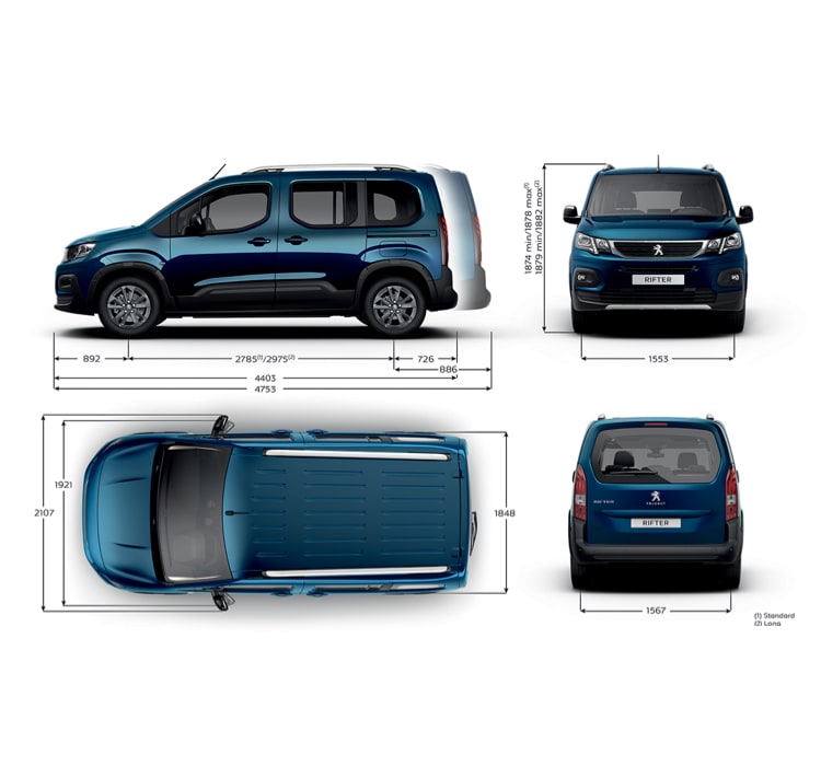 PEUGEOT e-Rifter: 100% electric family car